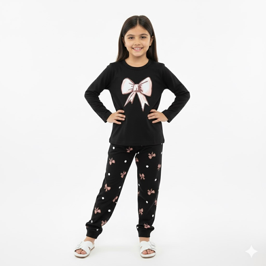 🎀 Girls Fashionable Premium Quality Full Slive T-shirt 3 Set 🥰 || 1238