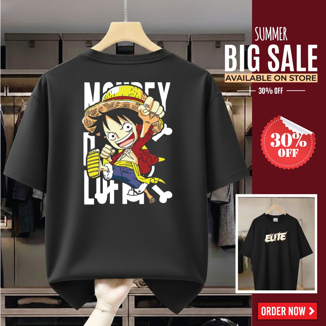 Drop Sholder T-Shirt || 1343